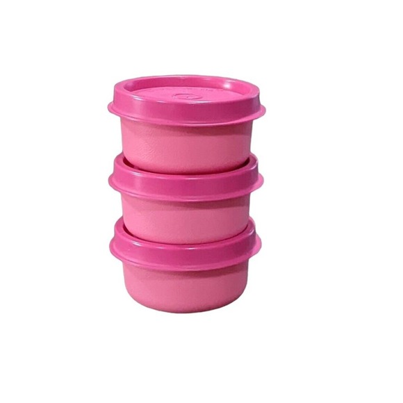 Tupperware | Kitchen | Tupperware Smidgets Mini Oz Containers Set Of 3 ...